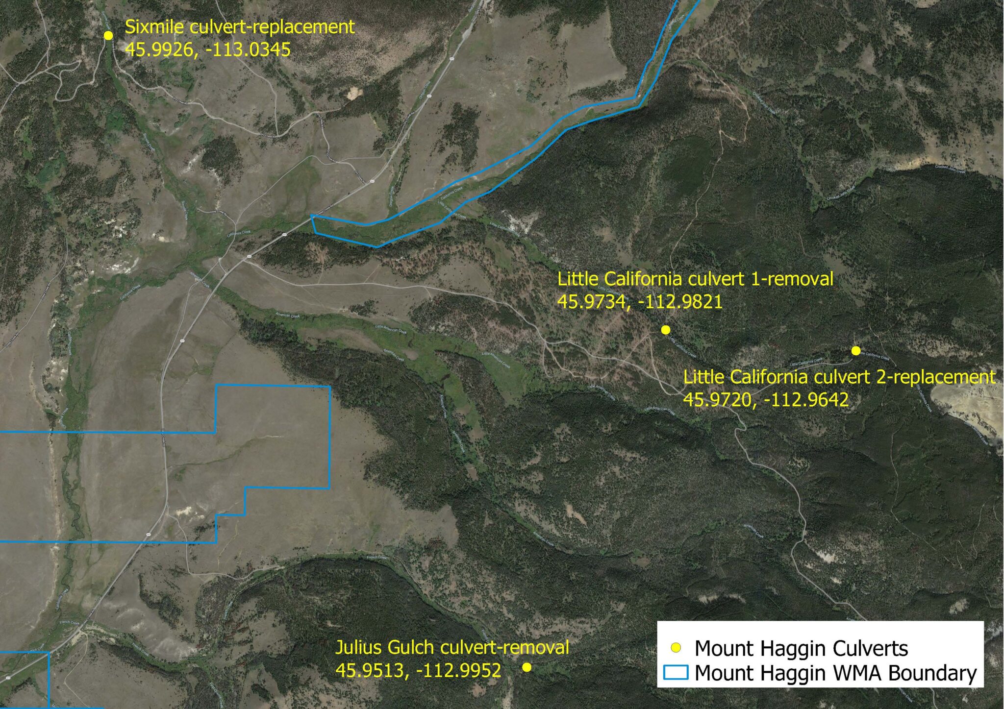 Mount Haggin Culvert Removal and Replacement – Big Hole Watershed Committee